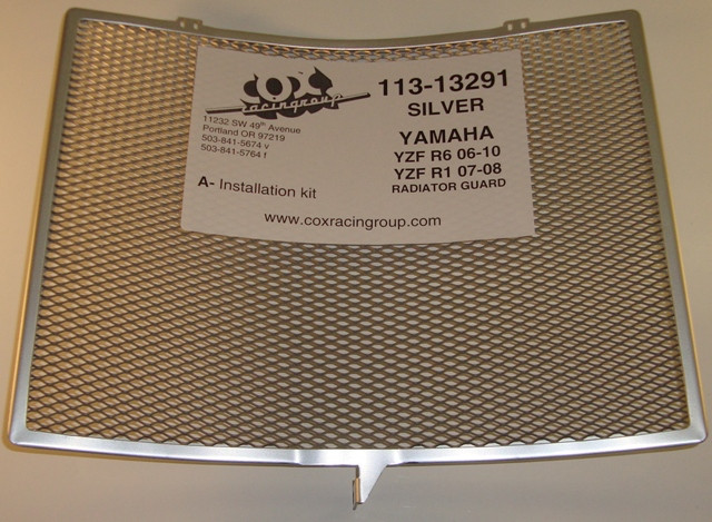 Cox Racing Radiator Guards for the Yamaha YZF-R6 (2017+)