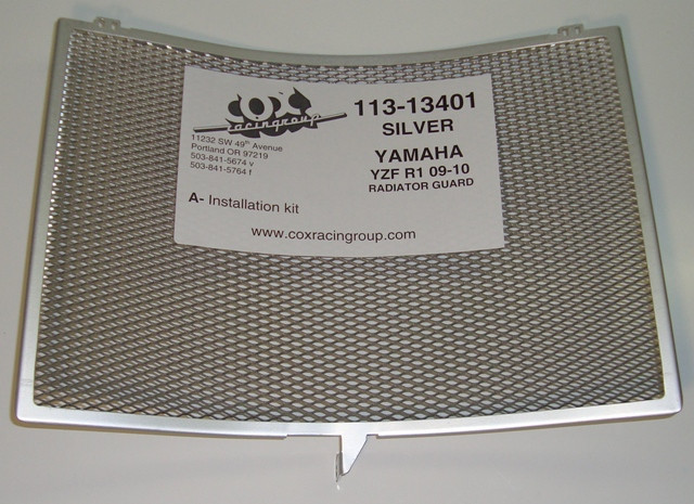 Cox Racing Radiator Guards for the Yamaha YZF-R1 (09-14)