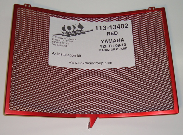 Cox Racing Radiator Guards for the Yamaha YZF-R1 (09-14)