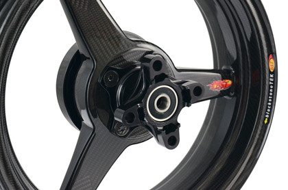 BST Diamond TEK 3 Spoke Carbon Fiber Rear Wheel for the Honda Grom (14 ...