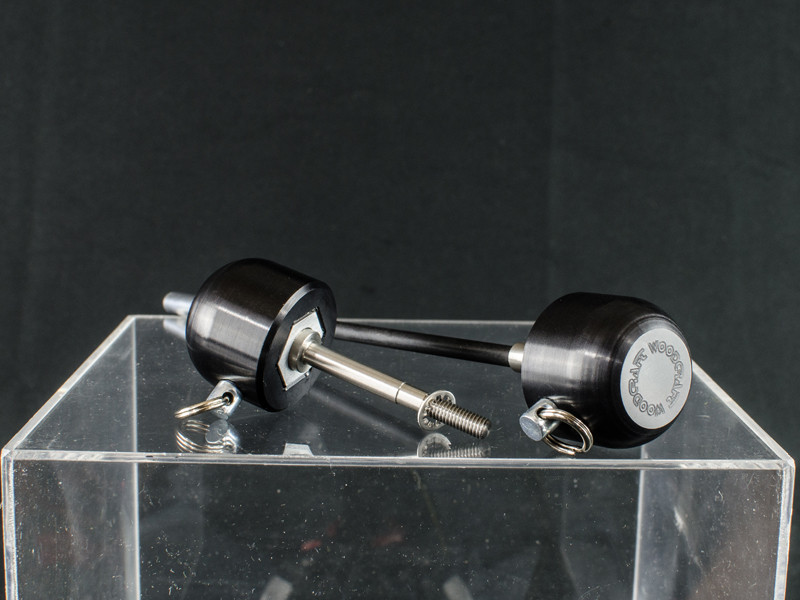 Woodcraft Front Axle Slider for Yamaha FZ-07 (MT07) (2015+) & XSR700 ...