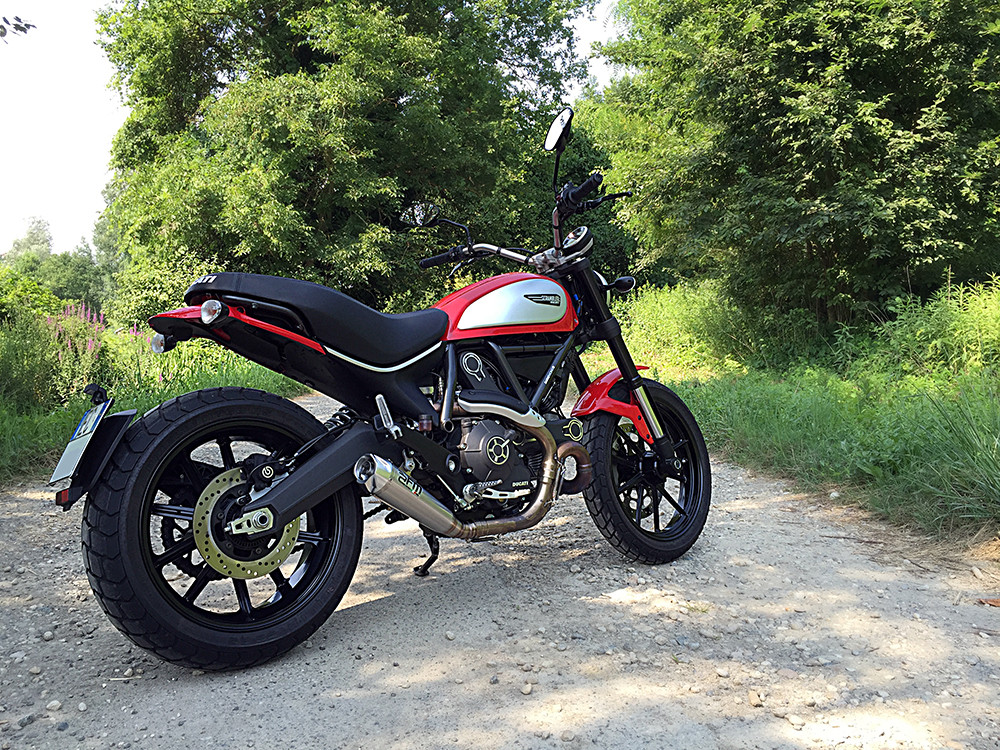 FM Projects Slip-on Exhaust for Ducati Scrambler