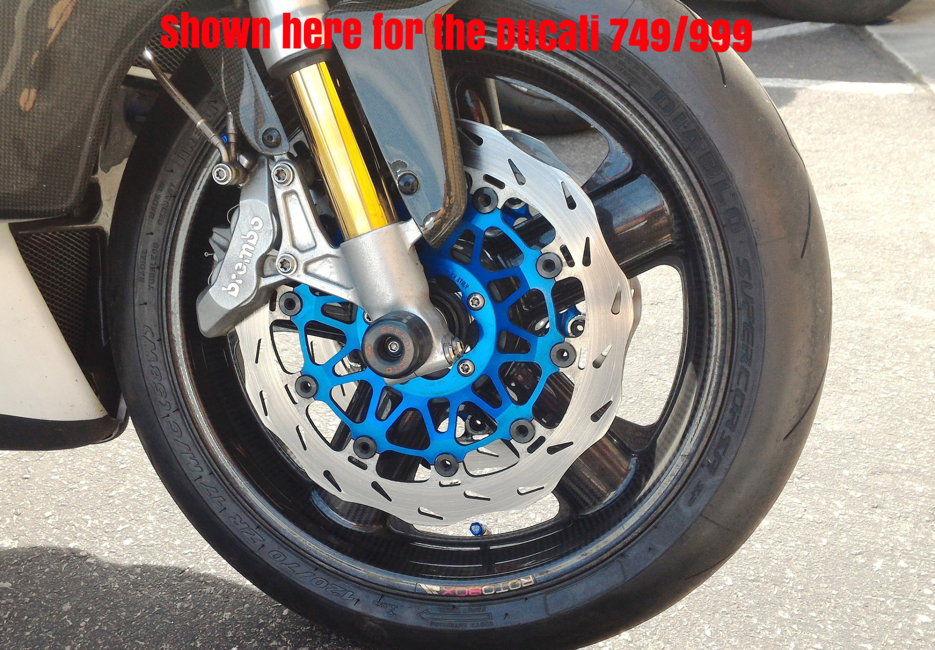 Alth 'Street' version Front Brake Rotor Pair for Bikes With Traction ...