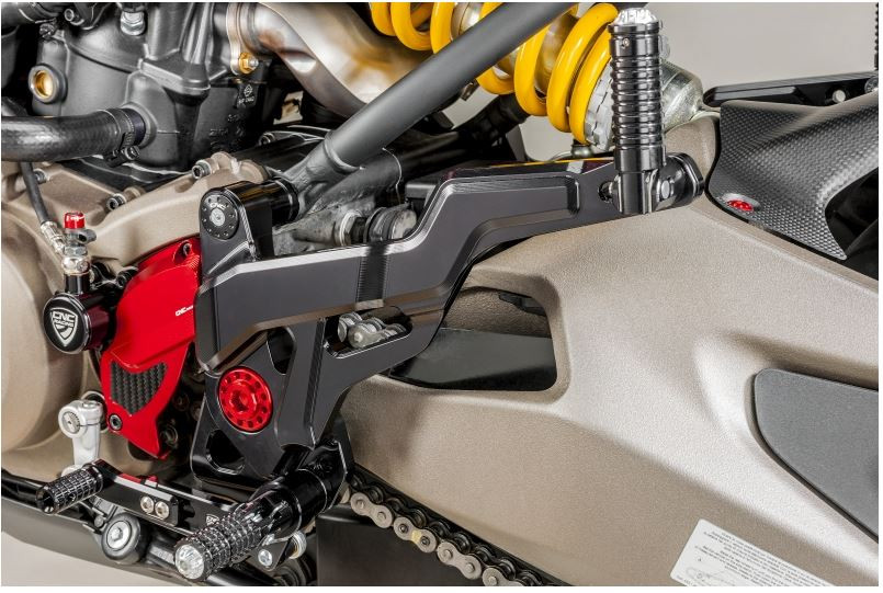 CNC Racing SPORT Adjustable Rearsets for Ducati Monster 1200 and 821