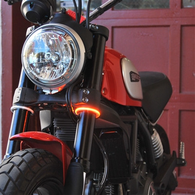 New Rage Cycles (NRC) RAGE360 Front Fork LED Turn Signals
