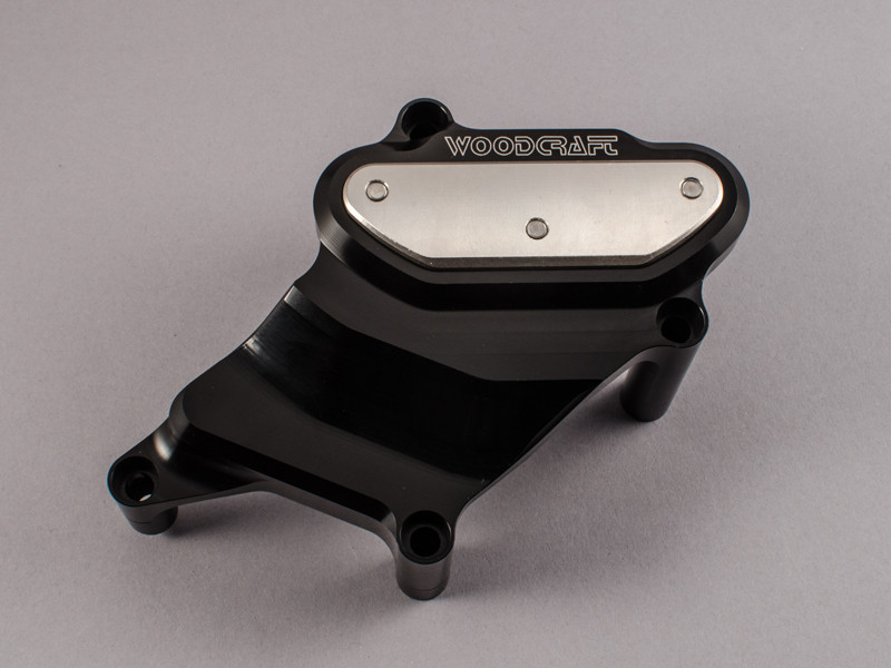 WOODCRAFT Yamaha FZ-07 (MT07) RHS Water Pump Cover - Black Anodized ...