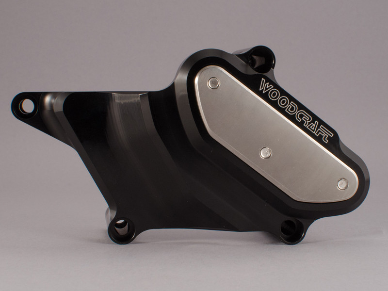 WOODCRAFT Yamaha FZ-07 (MT07) RHS Water Pump Cover - Black Anodized ...