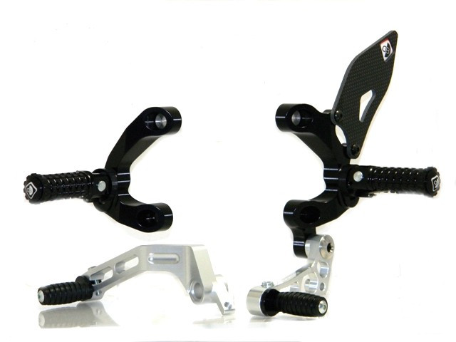 DBK Special Parts (Ducabike) Adjustable Rearsets for the Ducati ...
