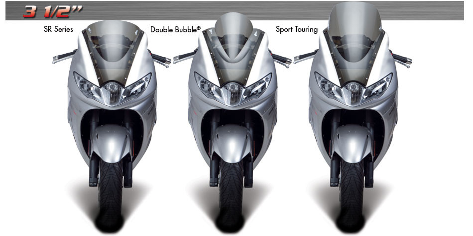 Zero Gravity Racing Windshields for the Triumph Sprint GT Dark Smoke w ...