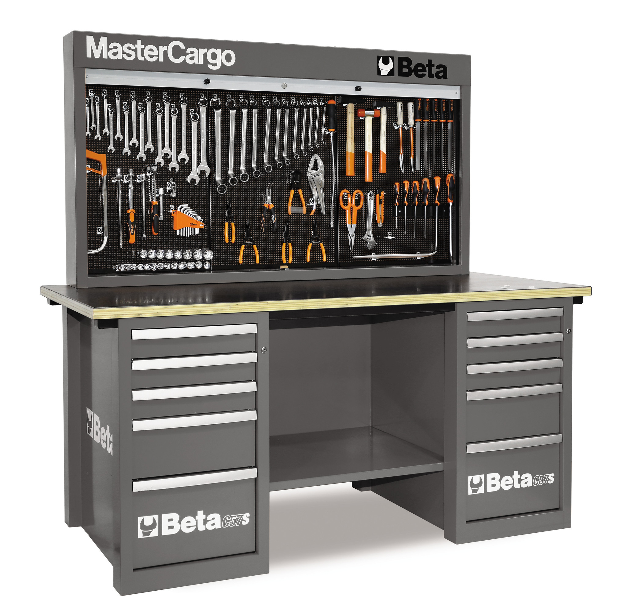 Beta Tools Model C57S B/G-Mastercargo Workbench Grey