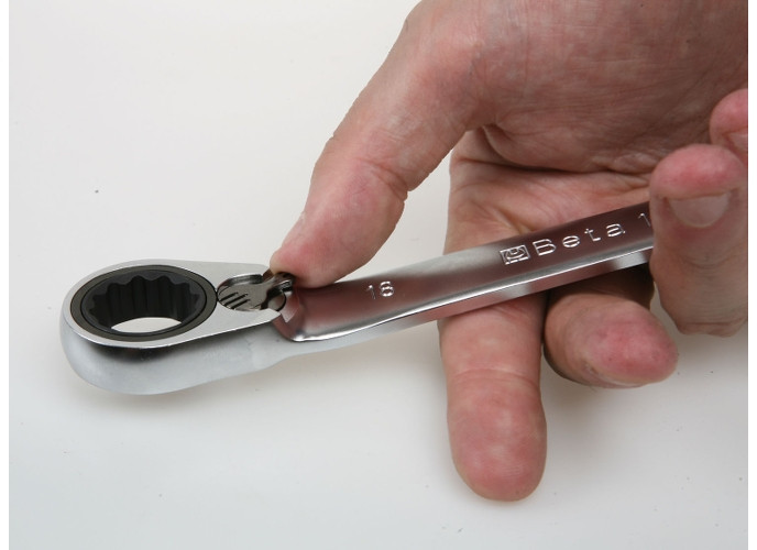Beta Tools Model 195P 16X18mm-Ratcheting offset Bi-Hexagon Wrenches