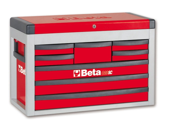Beta Tools Model C23Sc R-Portable Tool Chest Red