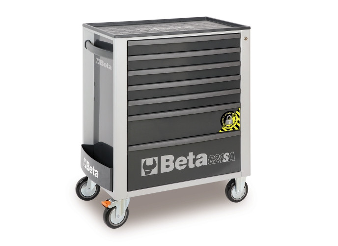 Beta Tools Model C24Sa 7/G-Roller Cab 7 Drawers Anti-Tilt