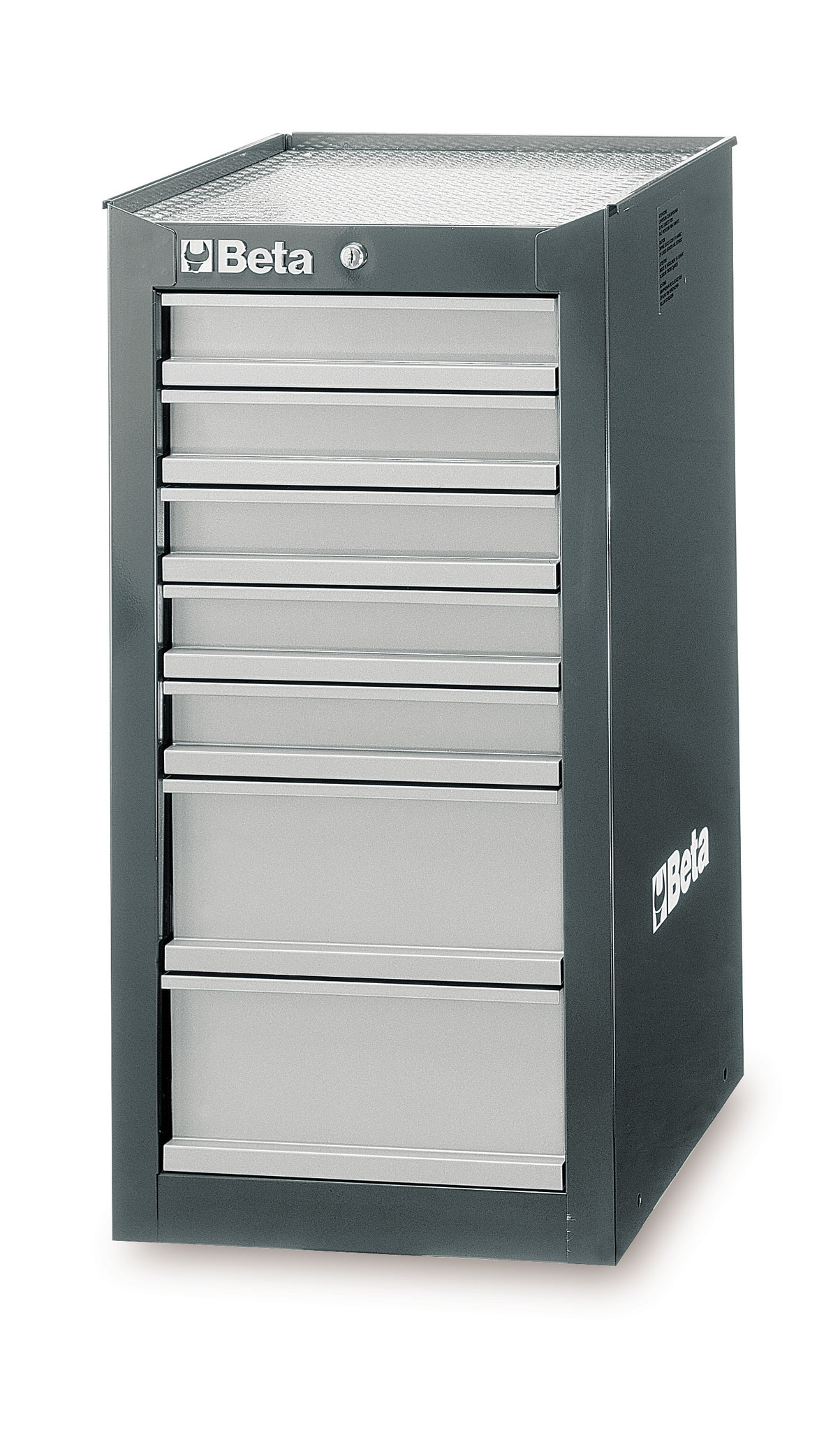 Beta Tools Model C38 Lg-Side Cab 7 Drawers Grey