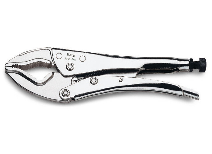 Beta Tools Model 1055 Self-Locking Pliers Curved Jaws