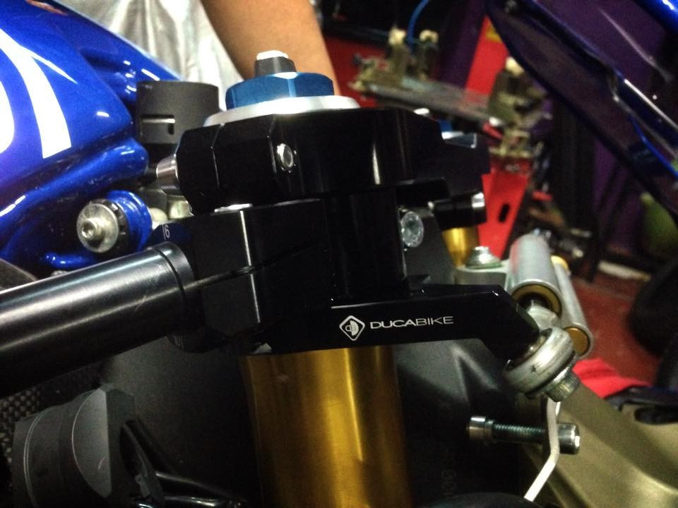 DBK Special Parts (Ducabike) Steering Damper Mount for the Ducati ...