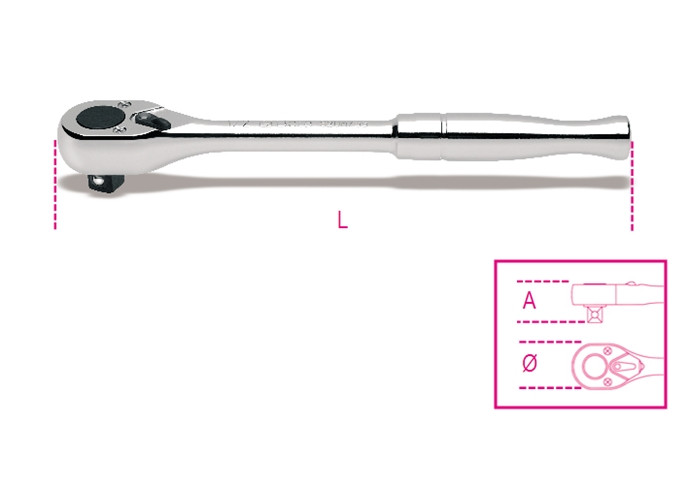 Beta Tools Model 920 M/55-1/2' Drive Reversible Ratchet