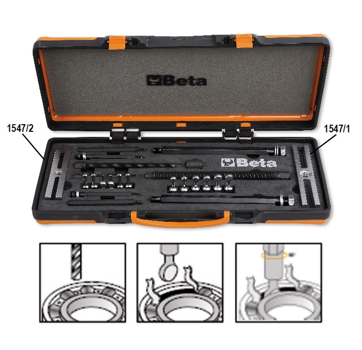 Beta Tools Model 1547 C6-Dummy Ball Bearing Extractors