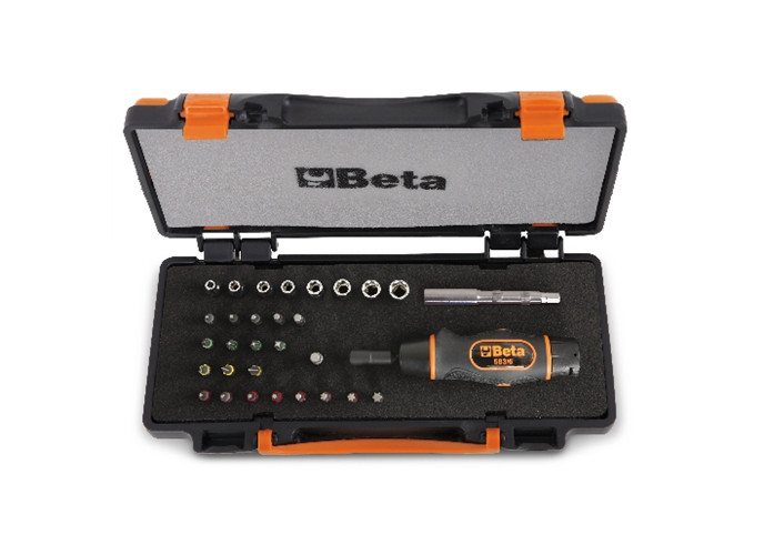 Beta Tools Model 583 C31-1 Torque Screwdriver + 30 Accessories