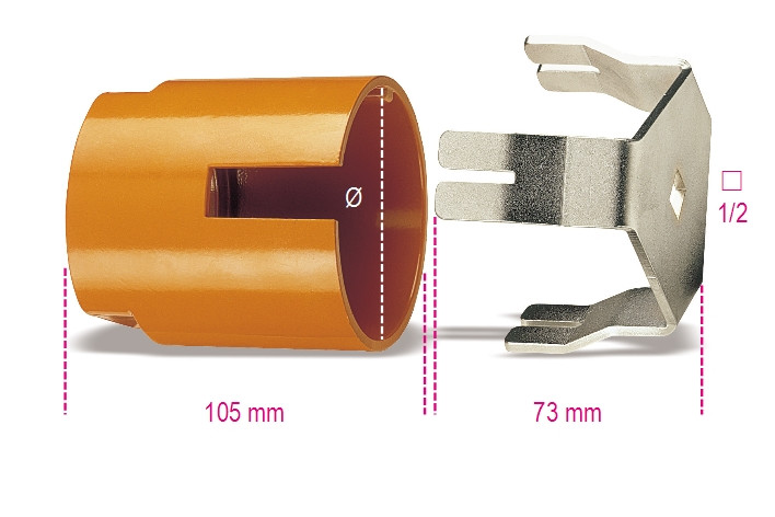 Beta Tools Model 1493 J-Wrench for Diesel Oil Filters