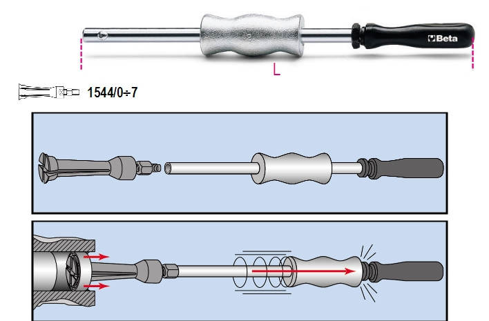 Beta Tools Model 1540 Sliding Hammer